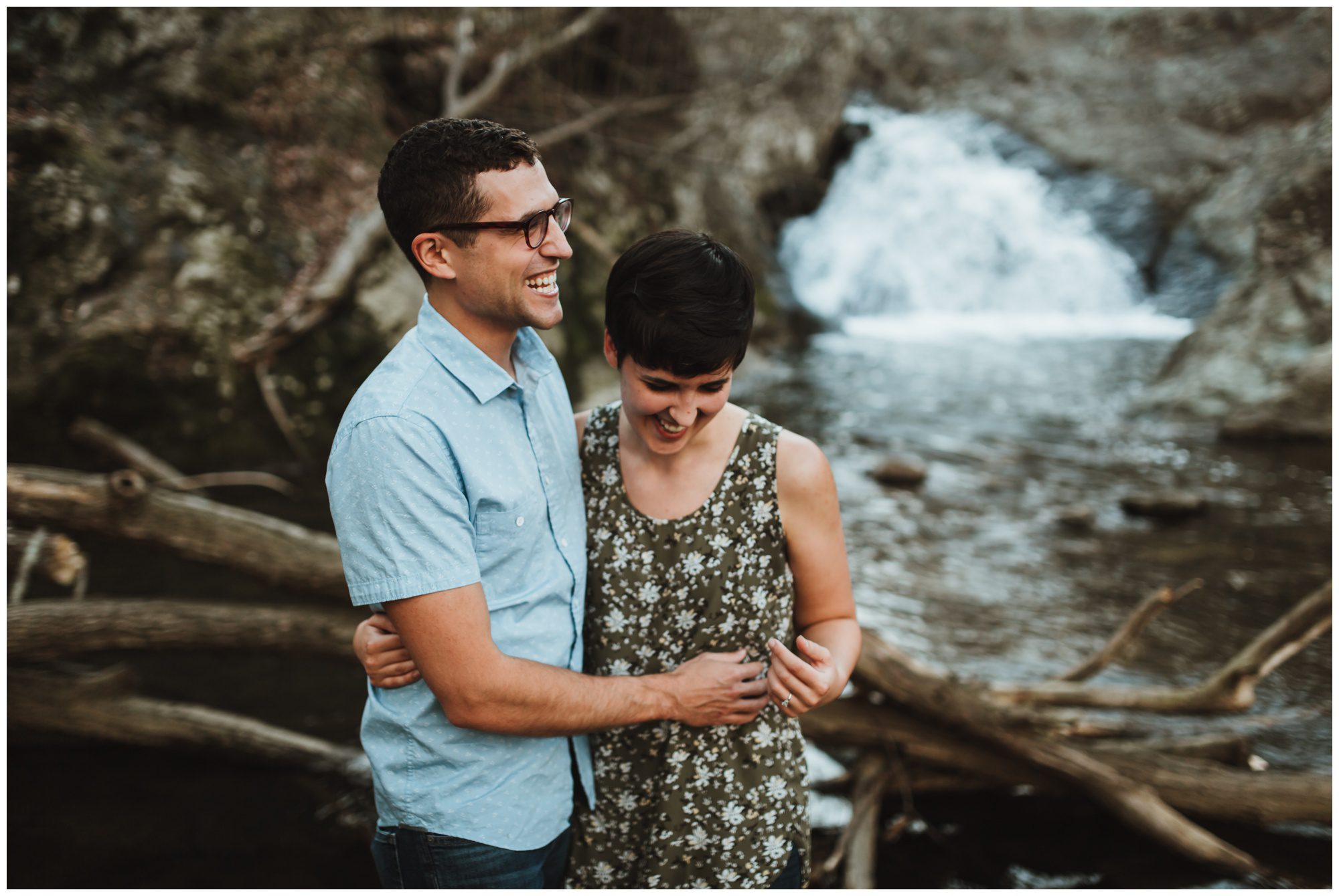 Tina & Nate // Cunningham Falls Engagement Session » EarthMark Photography